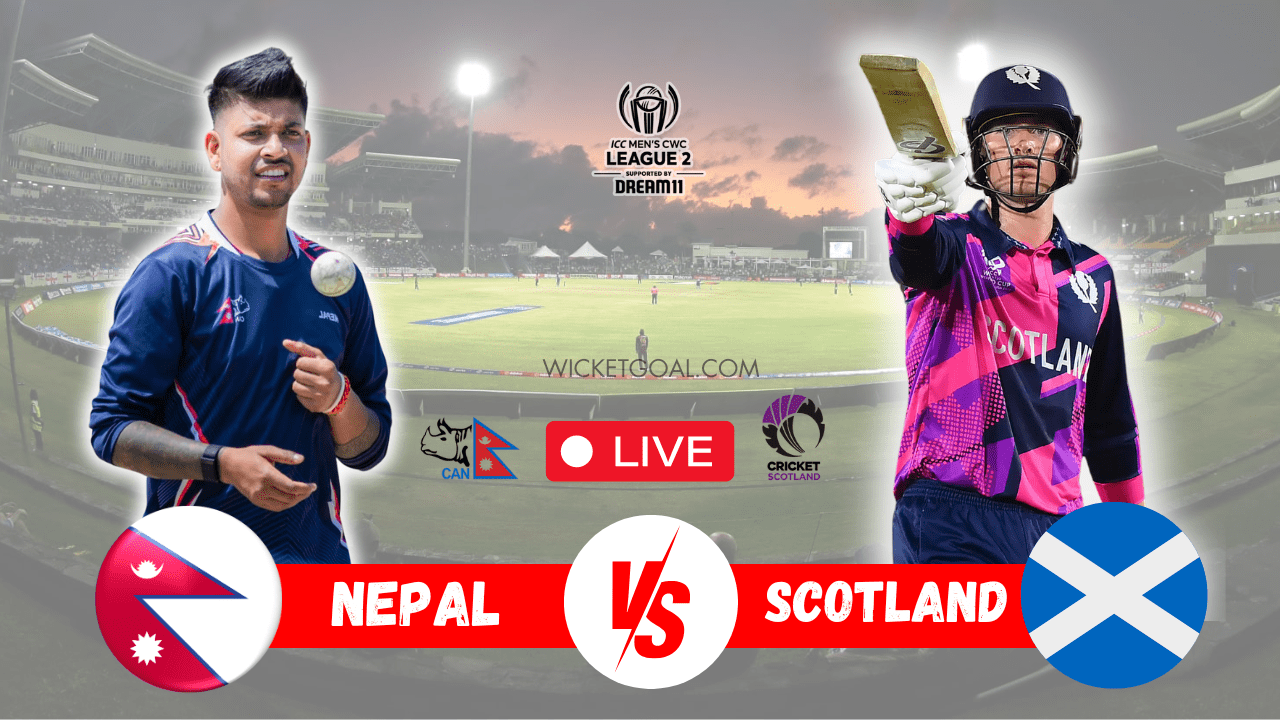 Nepal Vs Scotland: Match Preview, Live Streaming & Head To Head, ICC ...